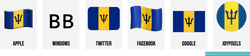 🇧🇧 Bandera de Barbados emoji