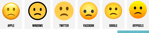 🙁 Emoji de rosto levemente carrancudo