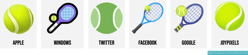 🎾 Tennis emoji
