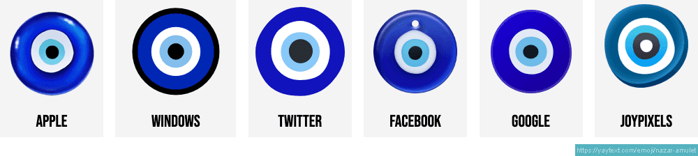 🧿 Nazar amulet emoji