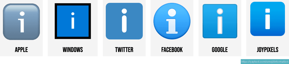 ℹ️ Information emoji