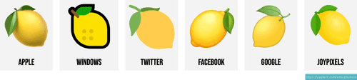 🍋 emoji citron