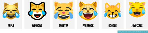 😹 Emoji de gato con lágrimas de alegría