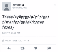 Unicode Slashthrough - S̸l̸a̸s̸h̸t̸h̸r̸o̸u̸g̸h̸ ̸T̸e̸x̸t̸