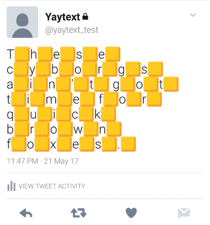 Unicode Bubble Text