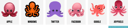 🐙 emoji de pulpo