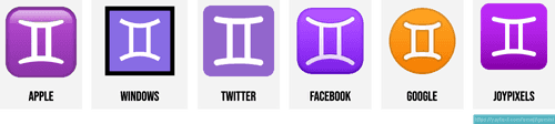 ♊ Gemini zodiac emoji