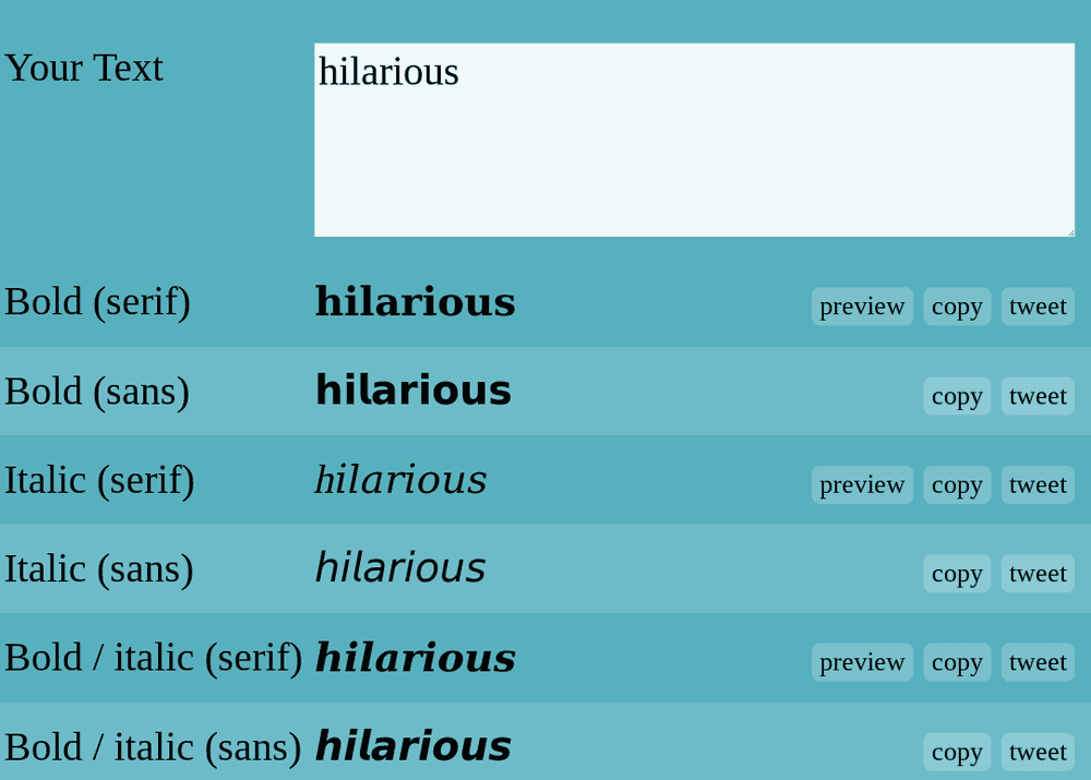 How do I use italics on Facebook?