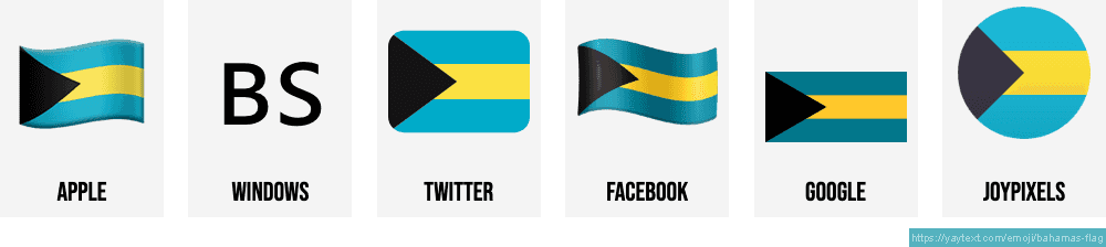 🇧🇸 Flag of Bahamas emoji