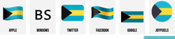 🇧🇸 Bandiera delle Bahamas emoji