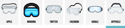 🥽 Goggles emoji