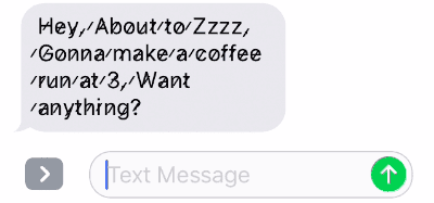 Unicode Slashthrough - S̸l̸a̸s̸h̸t̸h̸r̸o̸u̸g̸h̸ ̸T̸e̸x̸t̸