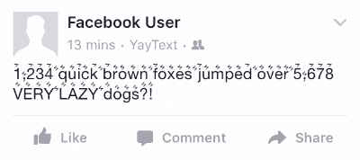 Unicode Lightning - L͛i͛g͛h͛t͛n͛i͛n͛g͛