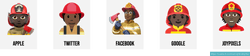 🧑‍🚒 Emoji pompiere 🧑🏻‍🚒🧑🏼‍🚒🧑🏽‍🚒🧑🏾‍🚒🧑🏿‍🚒👨‍🚒👩‍🚒
