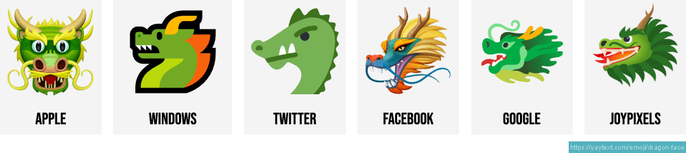 🐲 Dragon face emoji