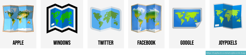 🗺️ World map emoji