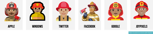 🧑‍🚒 Émojis pompier
