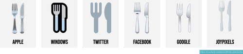 🍴 garfo e faca emoji