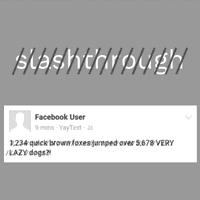 Unicode Slashthrough - S̸l̸a̸s̸h̸t̸h̸r̸o̸u̸g̸h̸ ̸T̸e̸x̸t̸