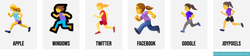 🏃 Emojis de corredor 🏃🏻🏃🏼🏃🏽🏃🏾🏃🏿🏃‍♂️🏃‍♀️