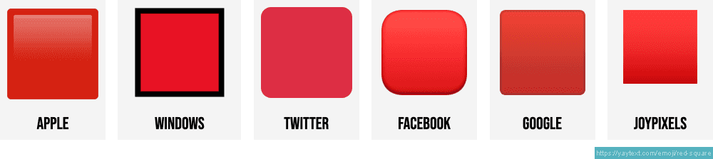 🟥 Red square emoji