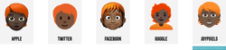 🧑 Person emojis (w/ 35+ skin & hair colors combos) 🧑🏻👱🏽🧑🏾‍🦰🧑🏿‍🦱🧑🏻‍🦳🧑🏼‍🦲