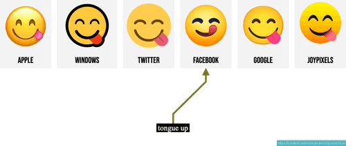 😋 Yum face savoring food emoji