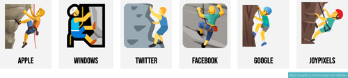 🧗 Rocker climber emojis 🧗🏻🧗🏼🧗🏽🧗🏾🧗🏿🧗‍♂️🧗‍♀️