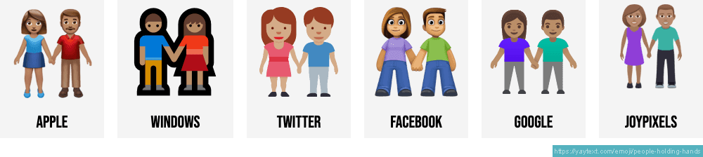 🧑‍🤝‍🧑 People holding hands emojis (100+ skin tone variations) 🧑🏻‍🤝‍🧑🏽🧑🏻 ...
