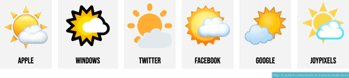 🌤️ Mostly sunny (sun behind small cloud) weather emoji