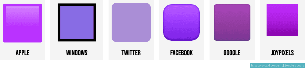 🟪 Purple square emoji