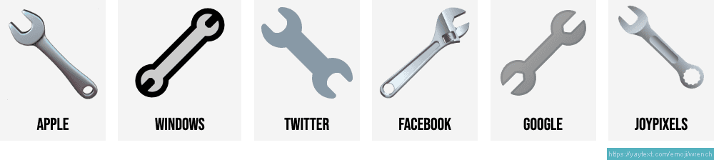 🔧 Wrench emoji