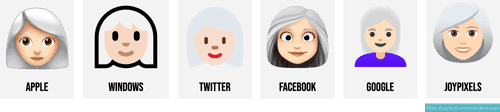 👩 Woman emojis (w/ 35+ skin & hair colors combos) 👩🏻👩🏼‍🦰👩🏽‍🦱👩🏾‍🦳👩🏿‍🦲👱🏻‍♀️