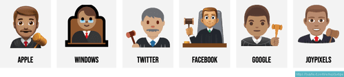 🧑‍⚖️ Judge emojis 🧑🏻‍⚖️🧑🏼‍⚖️🧑🏽‍⚖️🧑🏾‍⚖️🧑🏿‍⚖️👨‍⚖️👩‍⚖️
