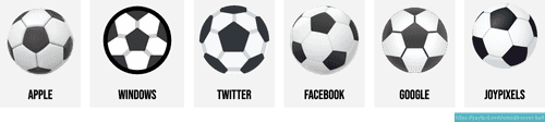 ⚽ Emoji de bola de futebol