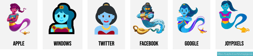 🧞 Genie emojis 🧞‍♂️🧞‍♀️