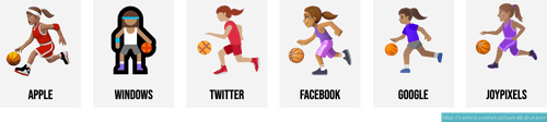 ⛹️ Basketball player emojis ⛹🏻⛹🏼⛹🏽⛹🏾⛹🏿⛹️‍♂️⛹️‍♀️