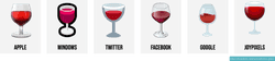 🍷 Wine glass emoji
