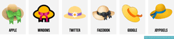 👒 Woman’s hat emoji