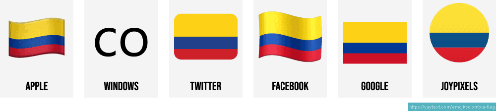 🇨🇴 Flag of Colombia emoji
