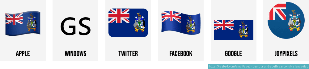 🇬🇸 Flag of South Georgia & South Sandwich Islands emoji