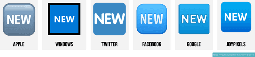 🆕 NEW button emoji