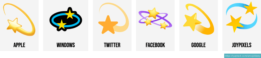 💫 Dizzy halo emoji