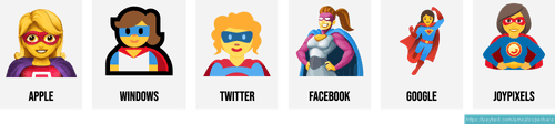 🦸 Superhero emojis 🦸🏻🦸🏼🦸🏽🦸🏾🦸🏿🦸‍♂️🦸‍♀️