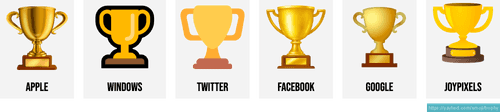 🏆 Trophy emoji