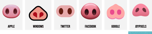 🐽 Pig nose emoji (Oink! Oink!)