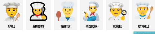 🧑‍🍳 Chef / cook emojis 🧑🏻‍🍳🧑🏼‍🍳🧑🏽‍🍳🧑🏾‍🍳🧑🏿‍🍳👨‍🍳👩‍🍳