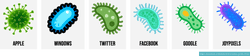 🦠 Microbe / germ / virus emoji