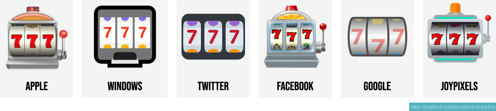 🎰 Slot machine emoji