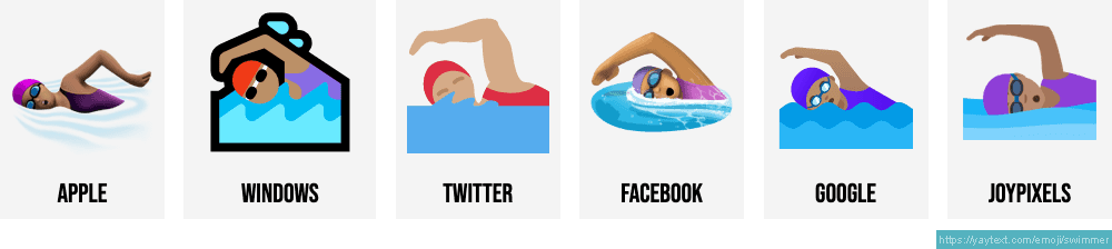 🏊 Swimmer emojis 🏊🏻🏊🏼🏊🏽🏊🏾🏊🏿🏊‍♂️🏊‍♀️